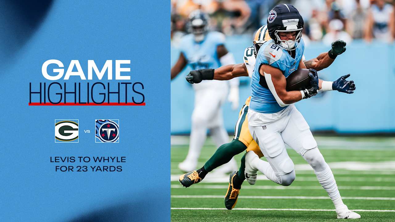 Will Levis Pinpoints Wide Open Josh Whyle for 23 Yards | Game Highlights