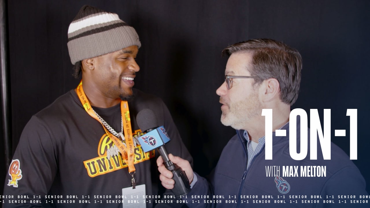 Max Melton at the Senior Bowl | 1-on-1