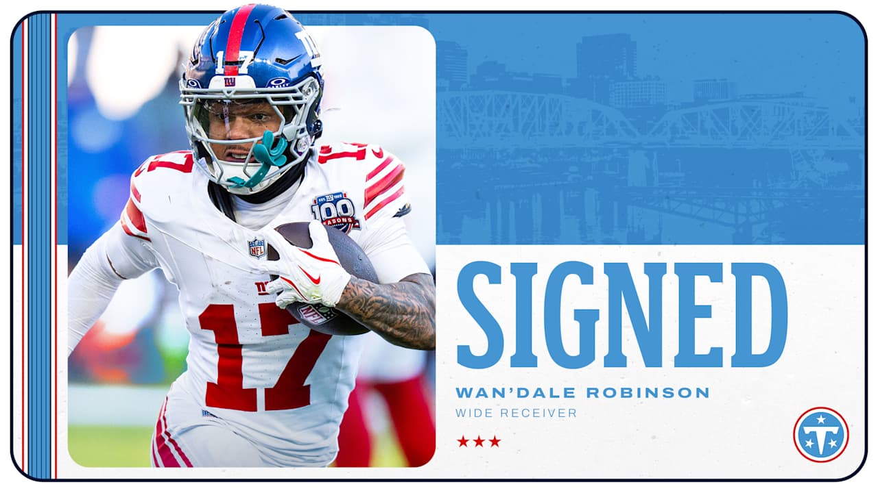 Titans Sign Receiver Wan'Dale Robinson