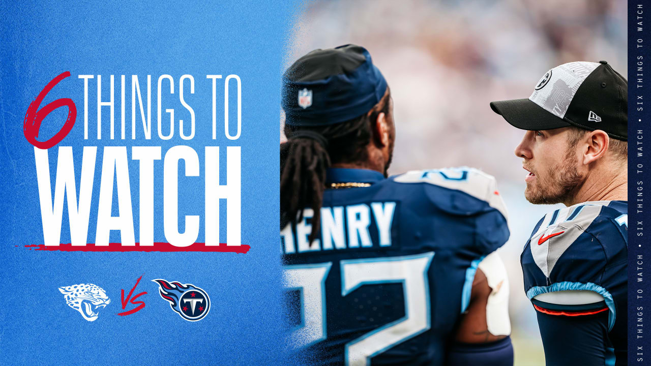 Six Things to Watch for the Titans in Sunday's Game vs the Jaguars