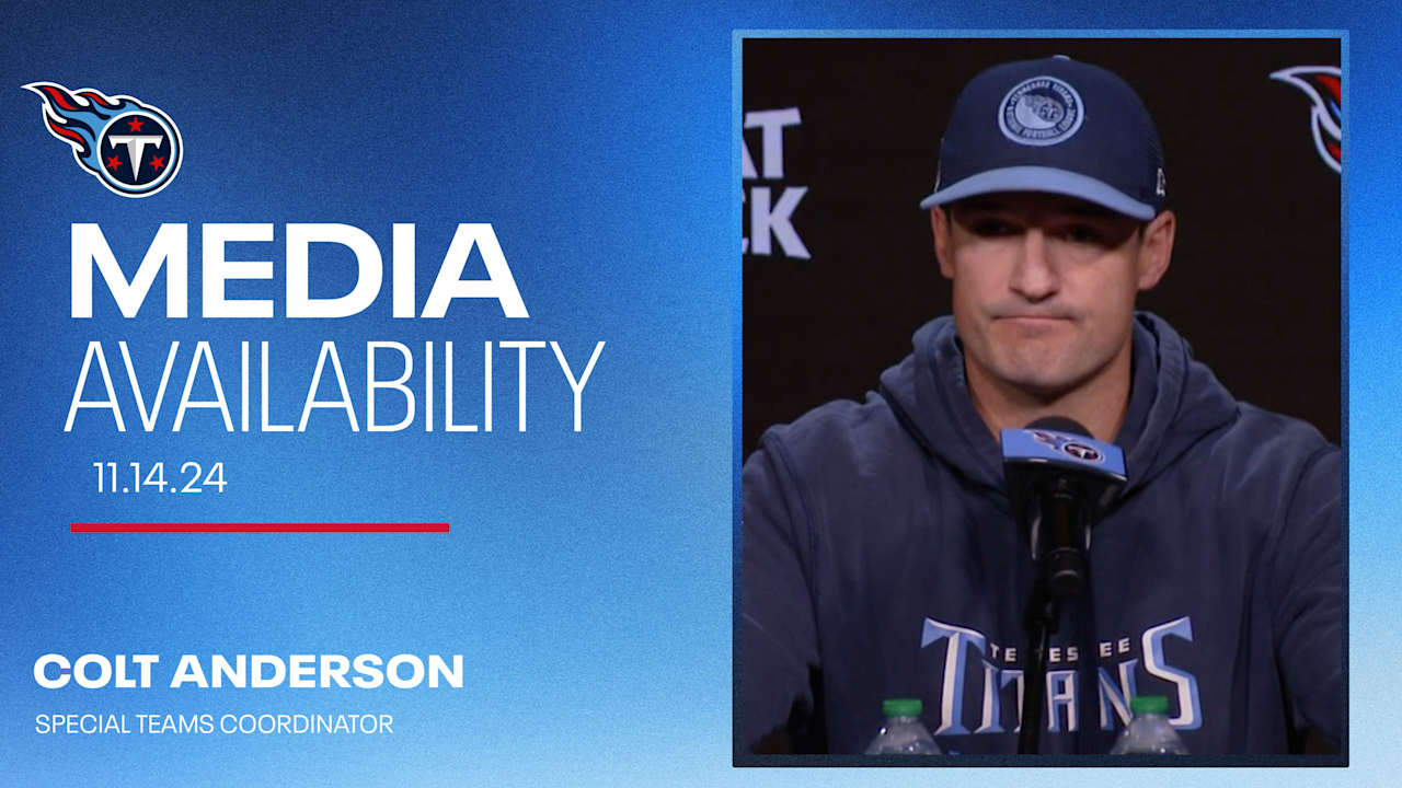Colt Anderson Media Availability | Build Off What We Did Last Week