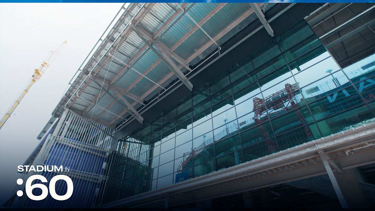 The New Nissan Stadium Stadium Takes Shape: Curtain Wall Glazing Begins ...