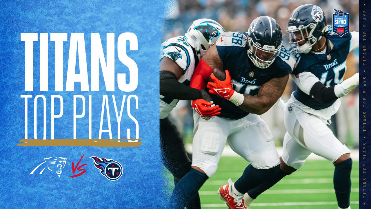 Titans' Top Plays vs. Panthers Week 12 | Game Highlights Titans' Top Plays vs. Panthers Week 12 | Game Highlights