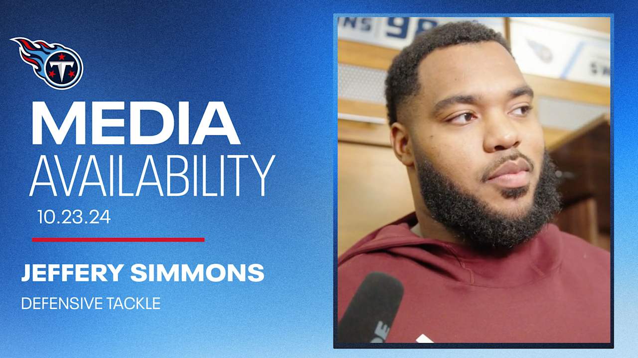 Jeffery Simmons Media Availability | Focus on the Small Details and ...