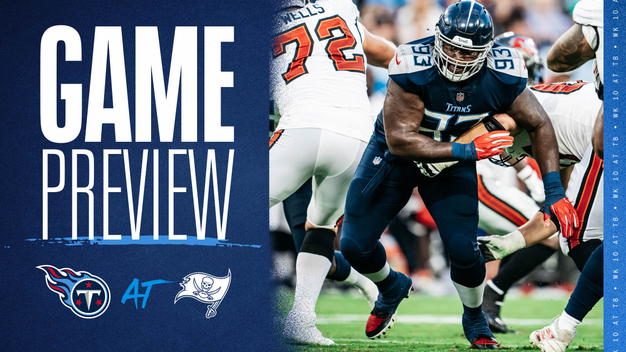 Game Preview: Titans Travel to Tampa Bay to Face Buccaneers