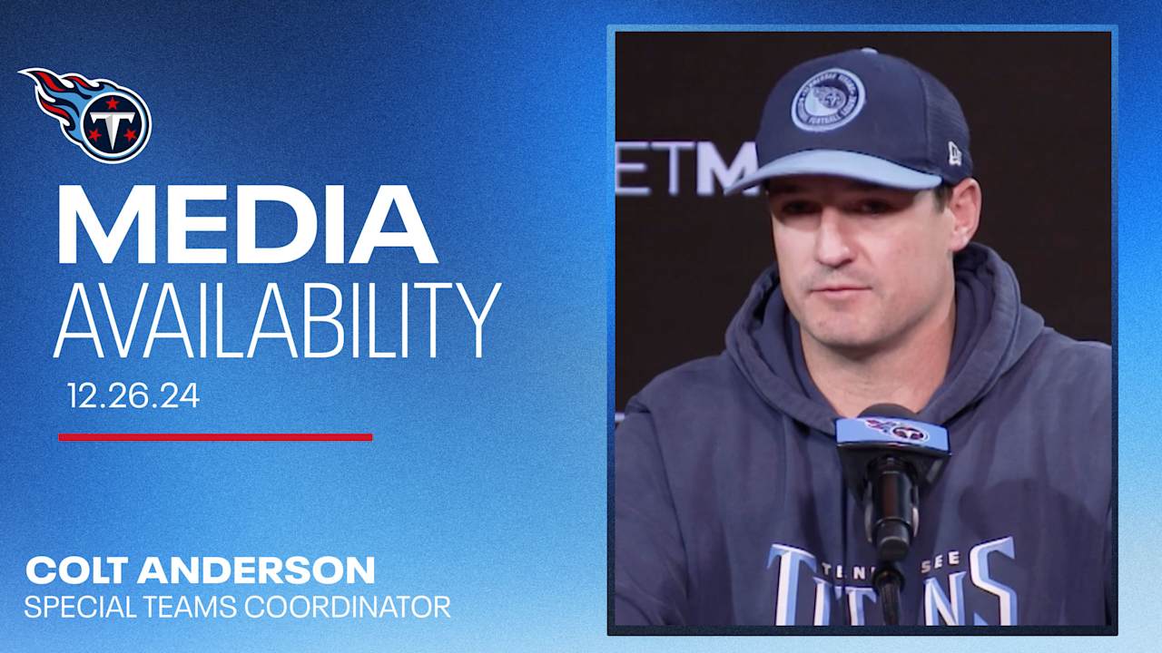 Colt Anderson Media Availability | It's Competition That's What This ...