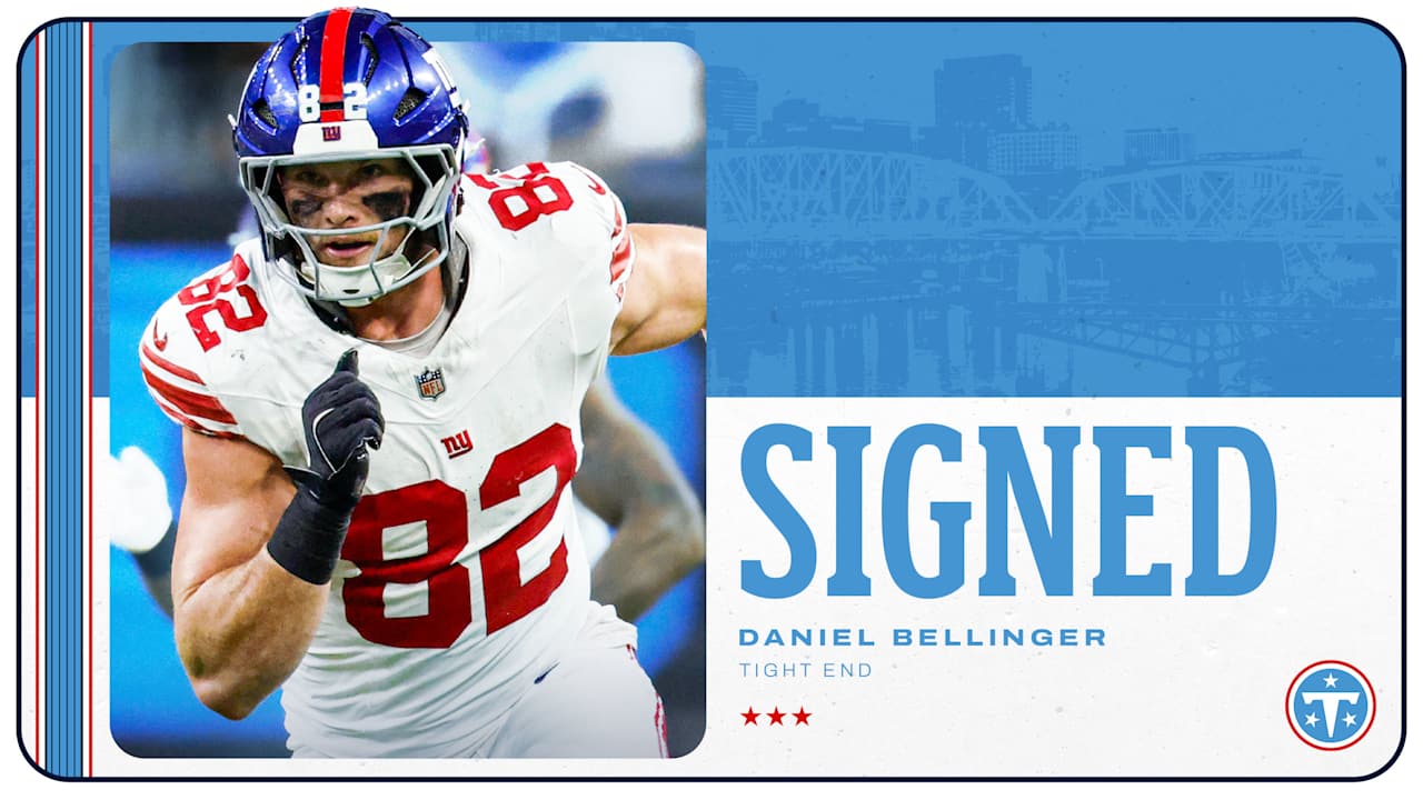 Titans Sign Tight End Daniel Bellinger