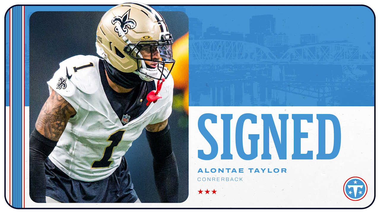 Titans Sign Cornerback Alontae Taylor