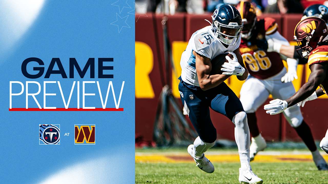 Game Preview: Titans on the Road at Washington in Week 13