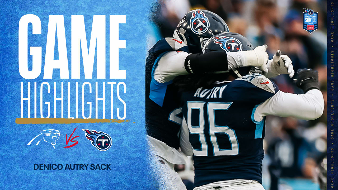 Denico Autry's Seventh Sack of '23 Comes vs. Bryce Young in Week 12 ...