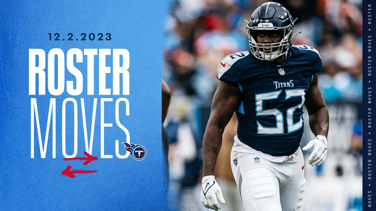 Titans Add LB Joe Jones to the Team’s 53-Man Roster