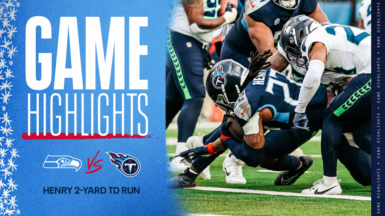 Derrick Henry Powers in for Go-Ahead 2-Yard TD Run vs. Seahawks | Game ...