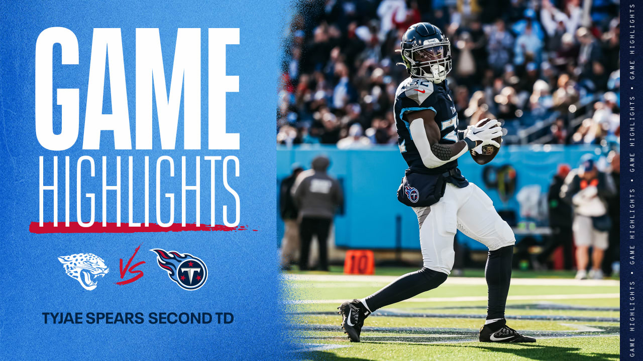 Tyjae Spears' Second TD of Game Extends Titans' Lead to 20-10 vs. Jags ...