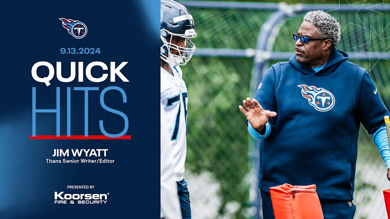 It's Jets Week: Quick Hits on the Titans After Friday's Practice