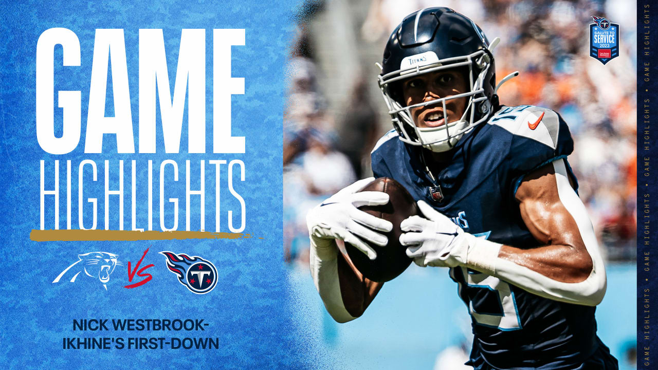 Nick Westbrook-Ikhine's Nifty Toe-Drag Catch Goes for First-Down | Game ...