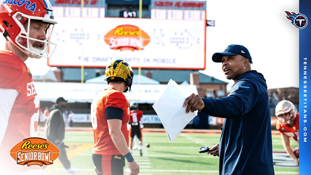 Titans Assistant Perry Carter Experiencing “Full Circle” Moment, Coaching in the Senior Bowl 31 ...