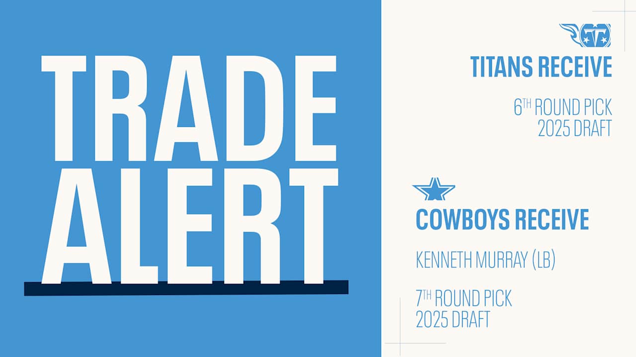 Titans Trade LB Kenneth Murray to Cowboys as Teams Swap Picks in the ...