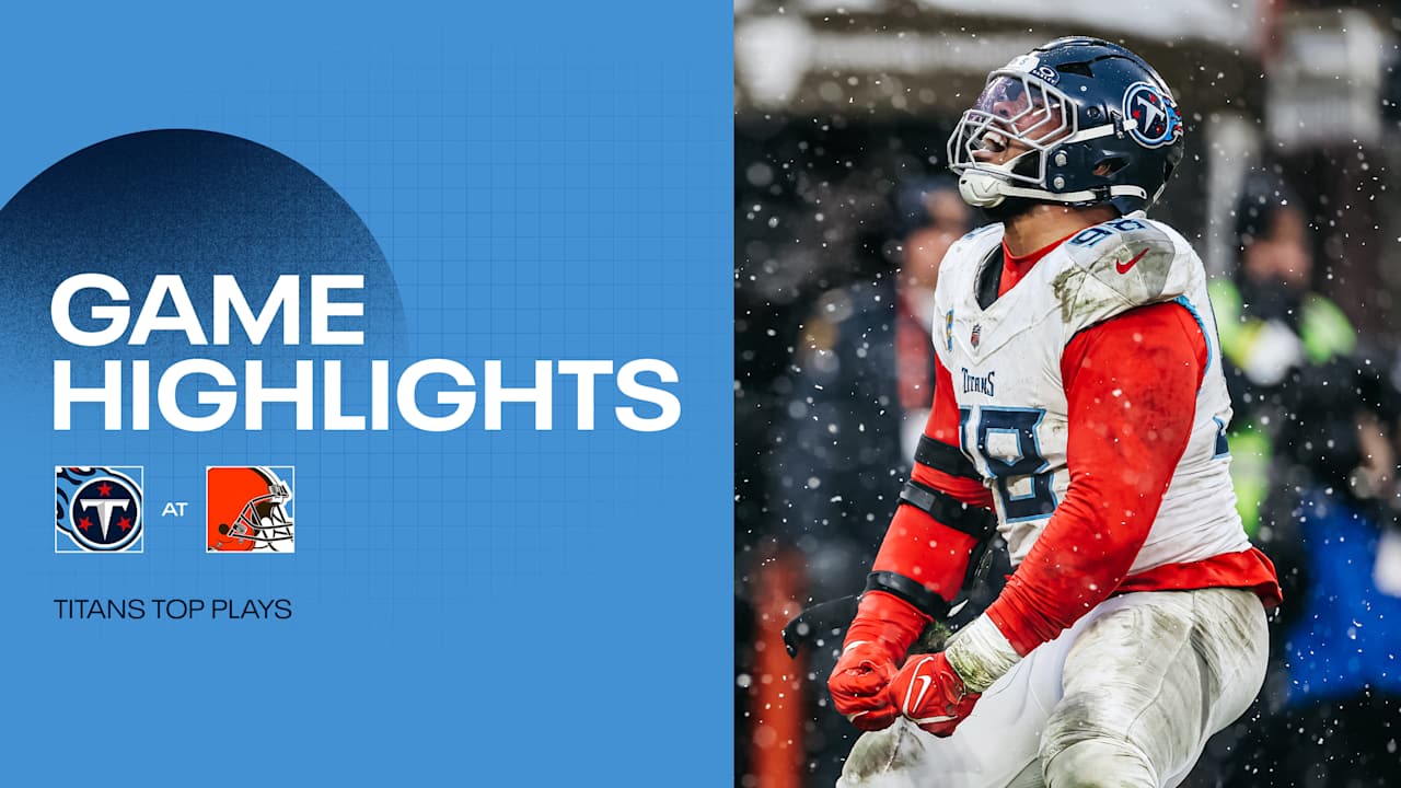 Titans' Top Plays vs. Browns Week 14 | Game Highlights