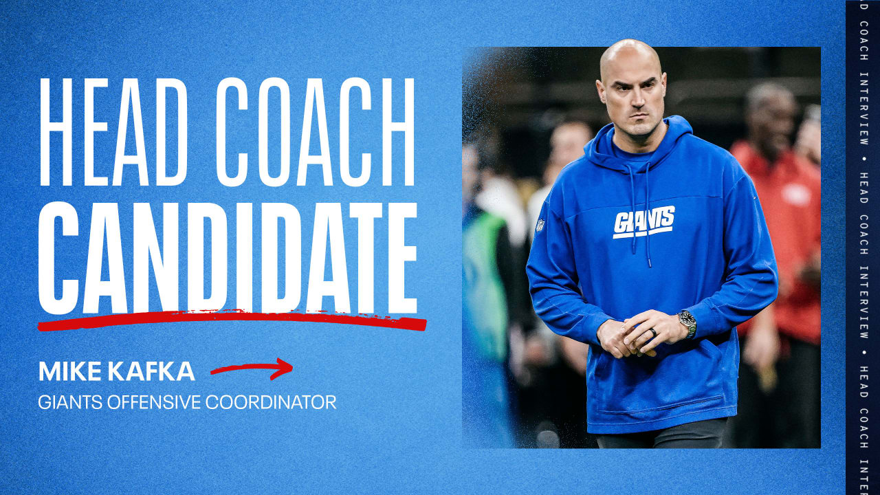 Titans Complete Interview With Giants OC Mike Kafka for Head Coach Position Titans Complete Interview With Giants OC Mike Kafka for Head Coach Position