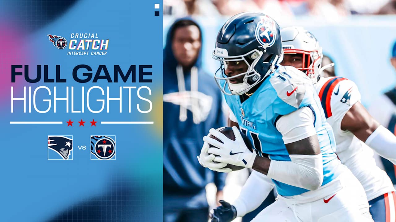 Patriots vs. Titans Highlights Week 7 | Game Highlights