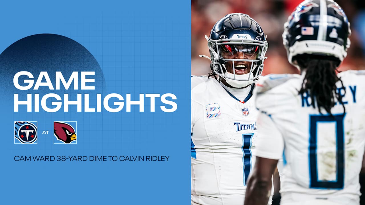Cam Ward's 38-Yard Dime to Calvin Ridley Comes in Crunch Time | Game ...