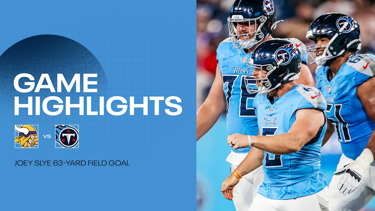 Can't-Miss Play: 63-yard field goal! Joey Slye's Booming Kick Succeeds ...