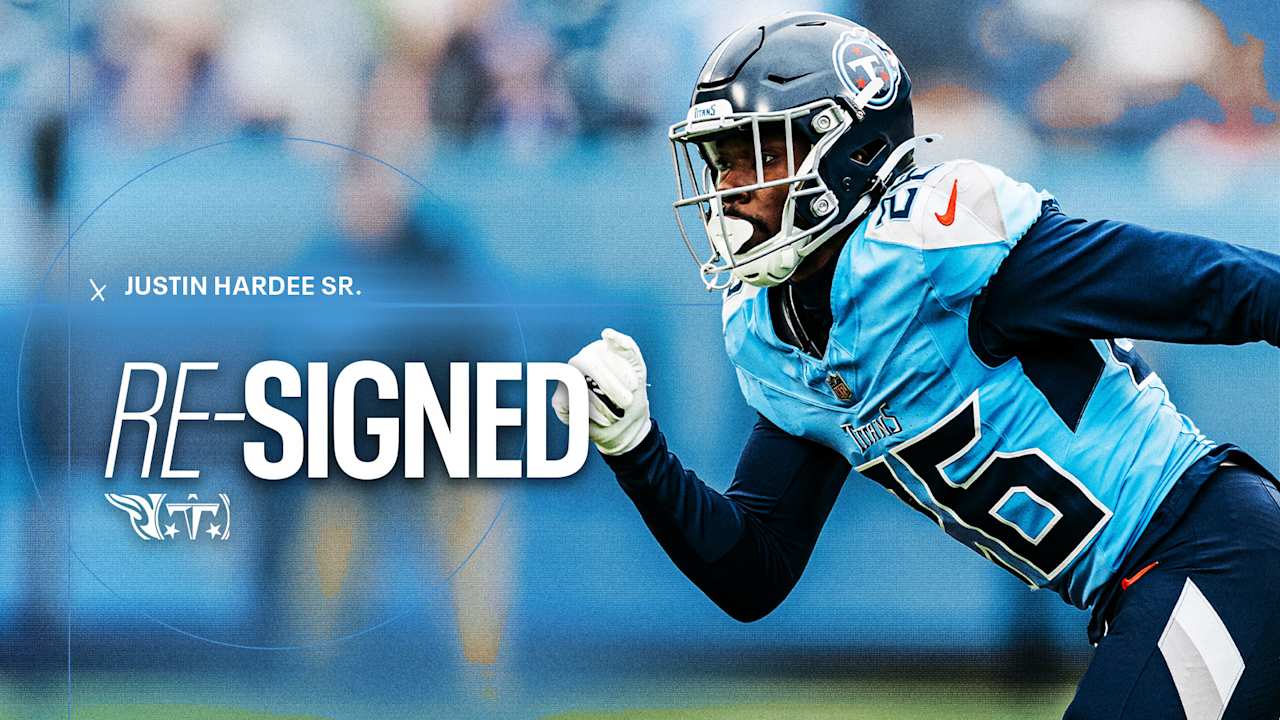 Titans Have Signed DB Justin Hardee to a New Contract