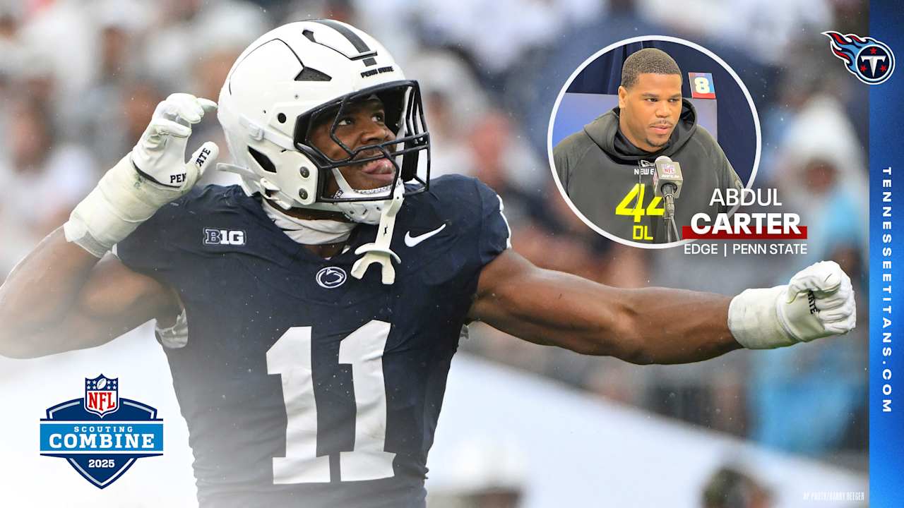 From the NFL Combine: Penn State Edge Rusher Abdul Carter Wants to be ...