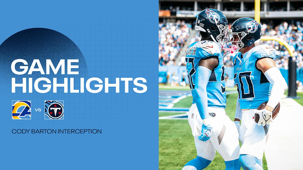 Cody Barton Intercepts Matthew Stafford's Pass on Heads-up Play | Game ...