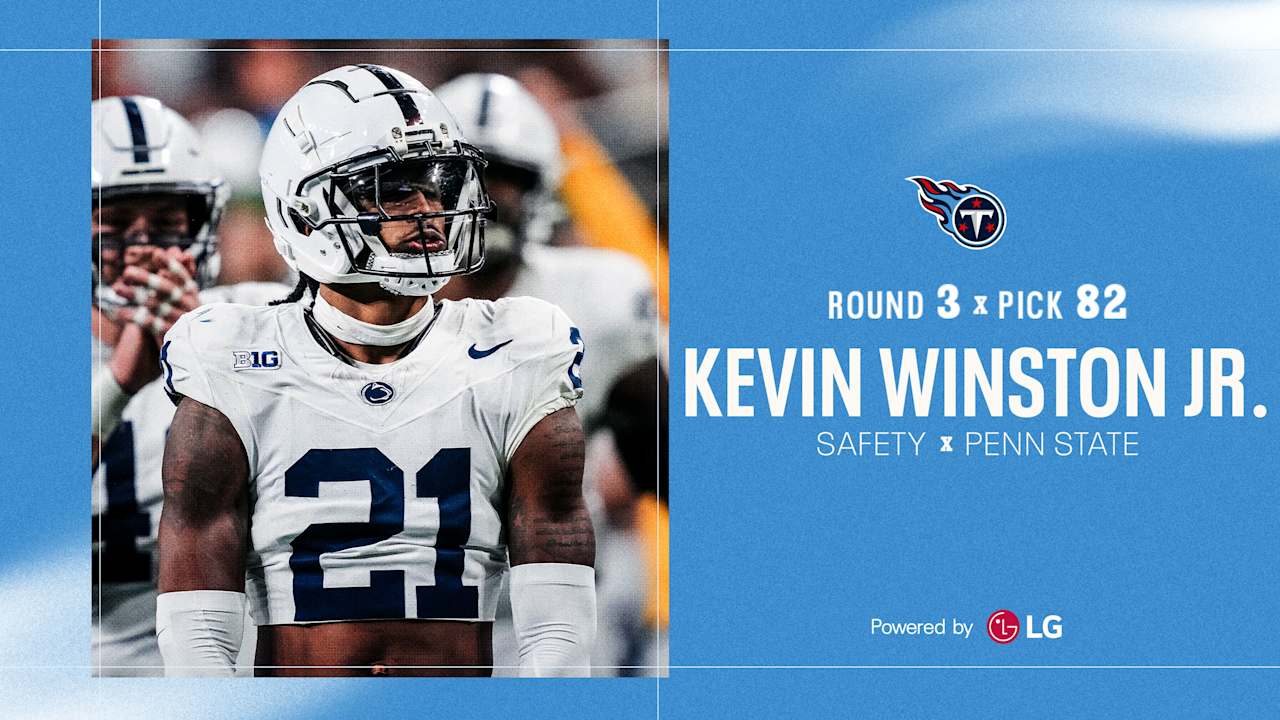 Titans Select Penn State Safety Kevin Winston Jr. in Third Round of the ...