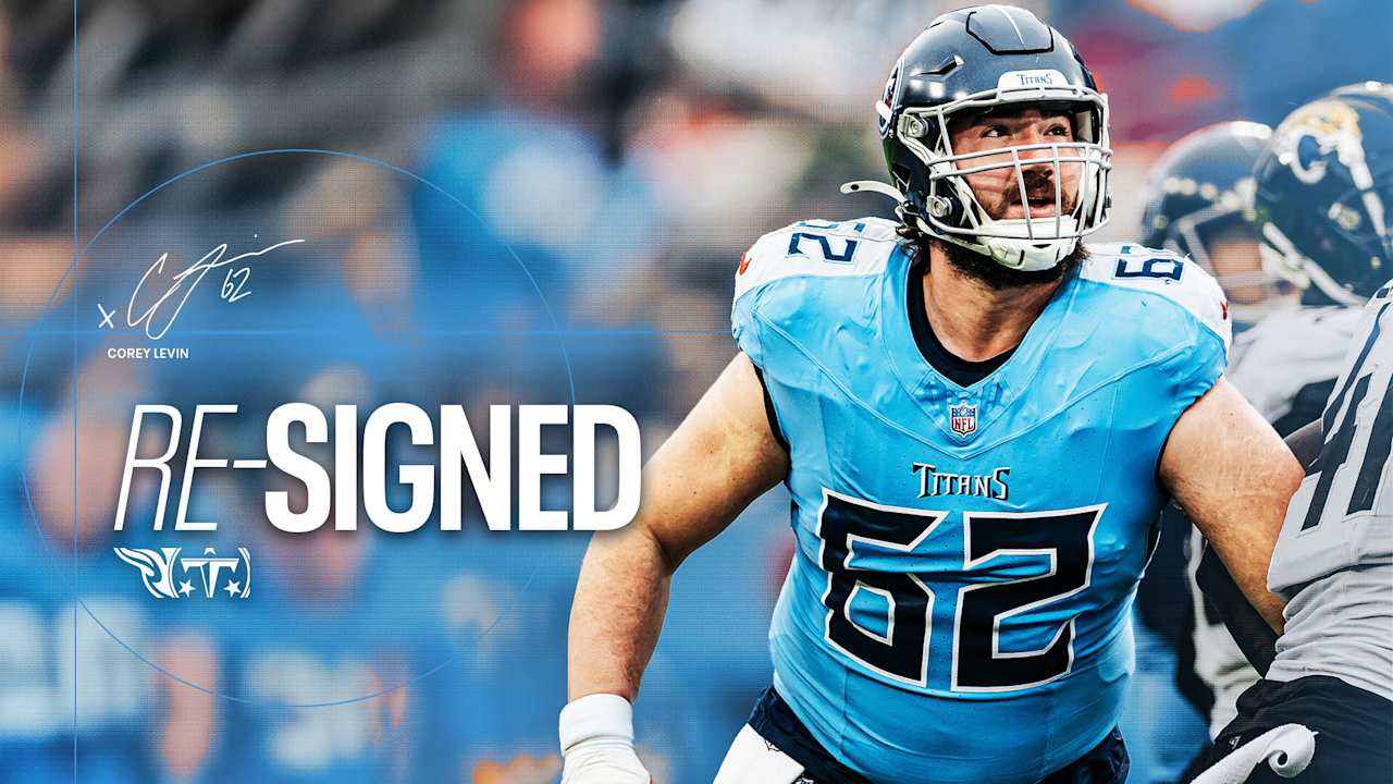 Titans Sign Offensive Lineman Corey Levin to a New Deal