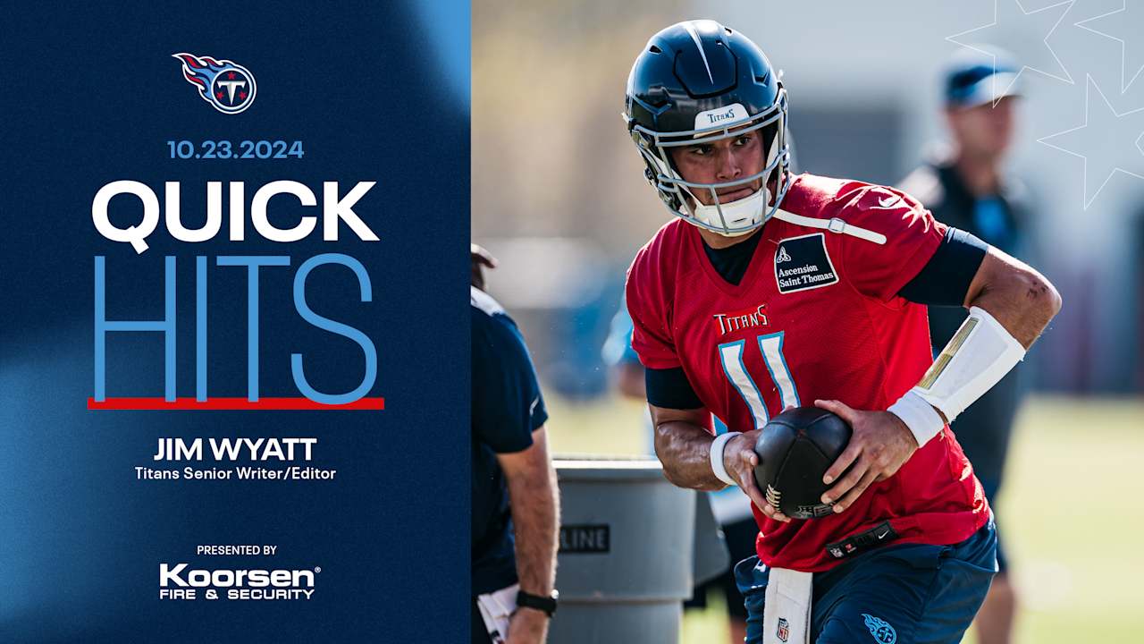 It's Lions Week: Quick Hits on the Titans After Wednesday's Practice