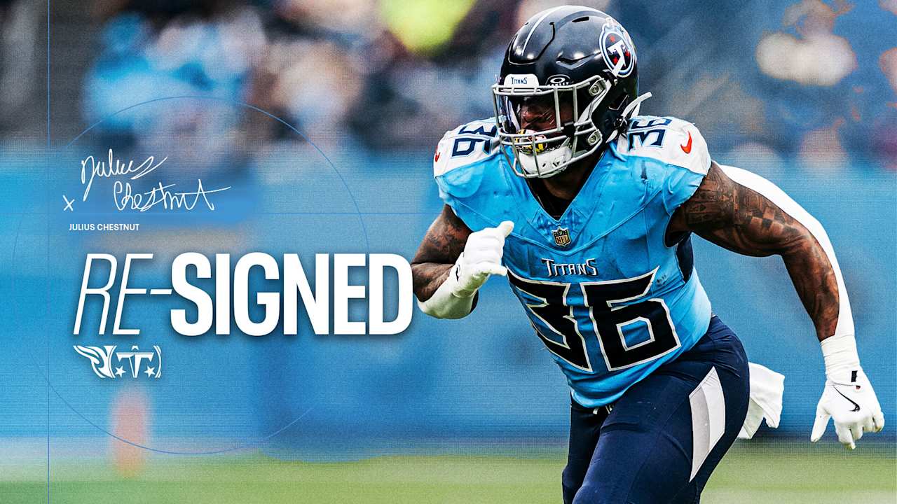 Titans Sign RB Julius Chestnut to a New Contract