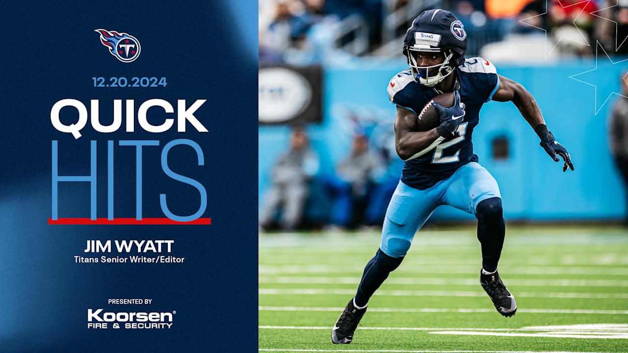 It's Colts Week: Quick Hits on the Titans After Friday's Practice