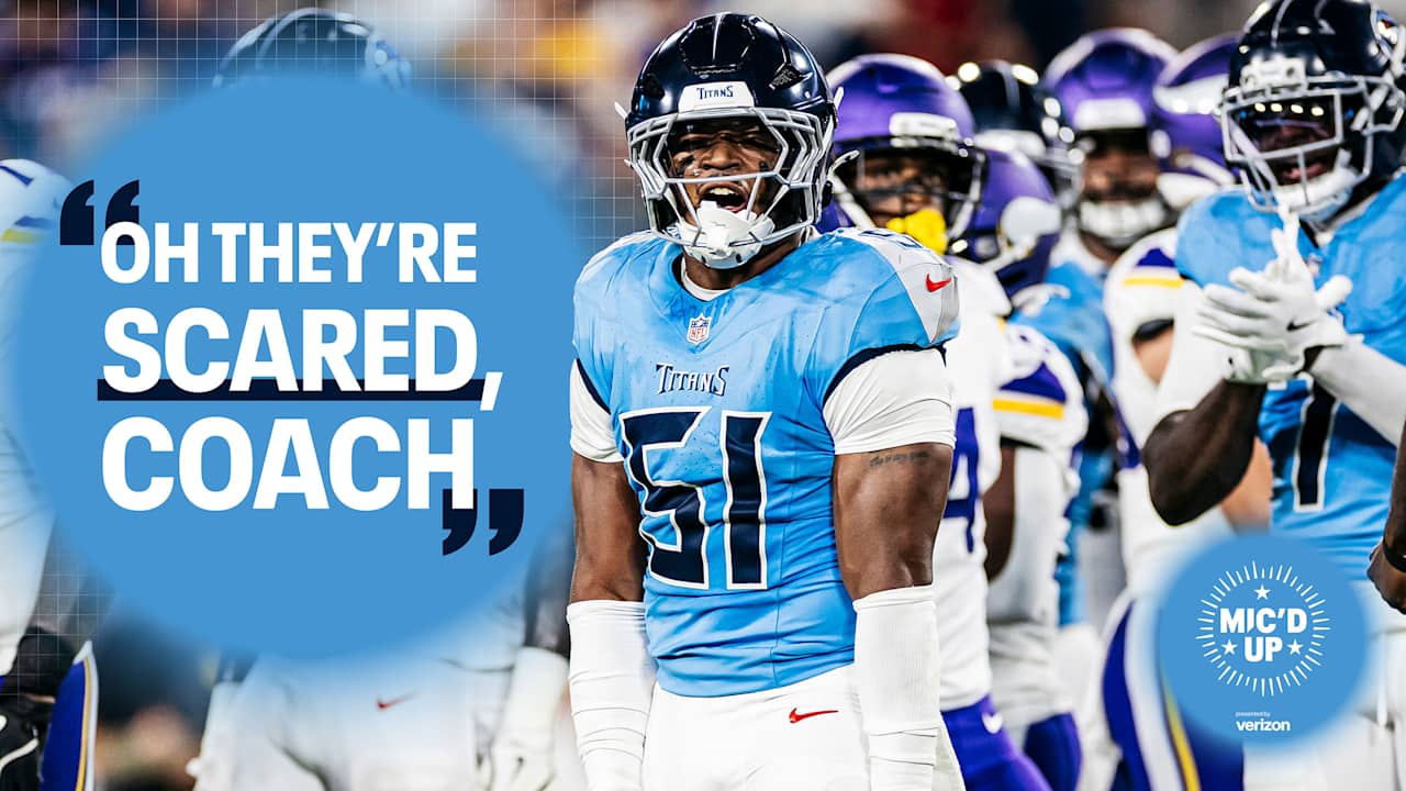 Cedric Gray during Preseason WIN vs Vikings | Mic'd Up