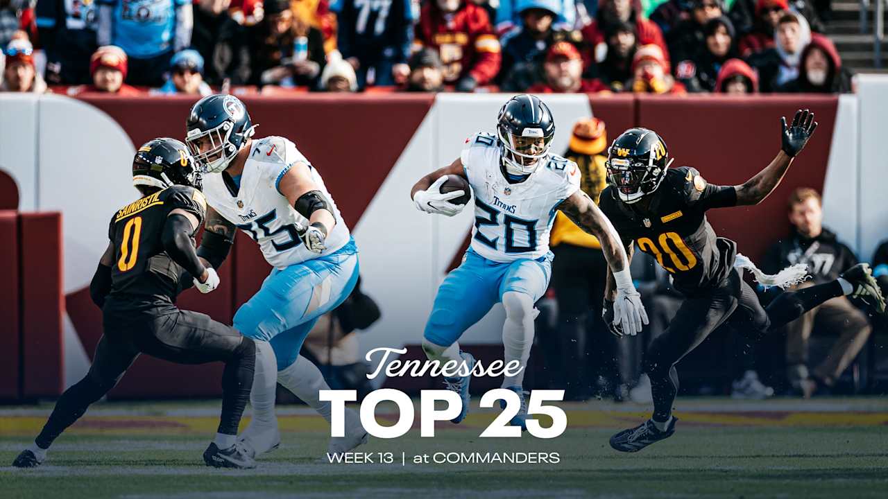 Tennessee Top 25 | Titans at Commanders Photography