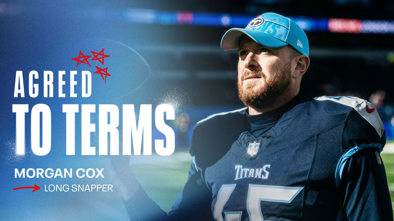 Titans Agree to Terms With Long Snapper Morgan Cox