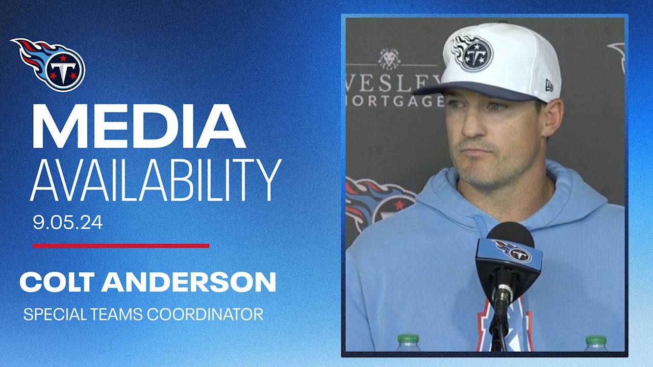 They've Helped Me Become a Better Coach | Colt Anderson Media Availability