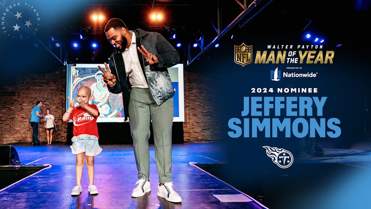Jeffery Simmons Named Titans' Nominee For Walter Payton NFL Man of the ...