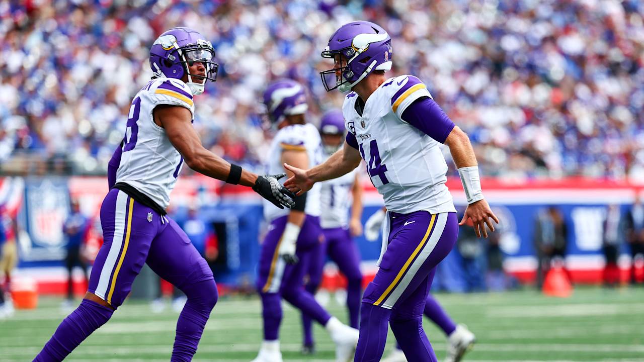 Vikings at Giants Game Observations: Darnold to Jefferson Keys 99-Yard Drive, Defense Dominant