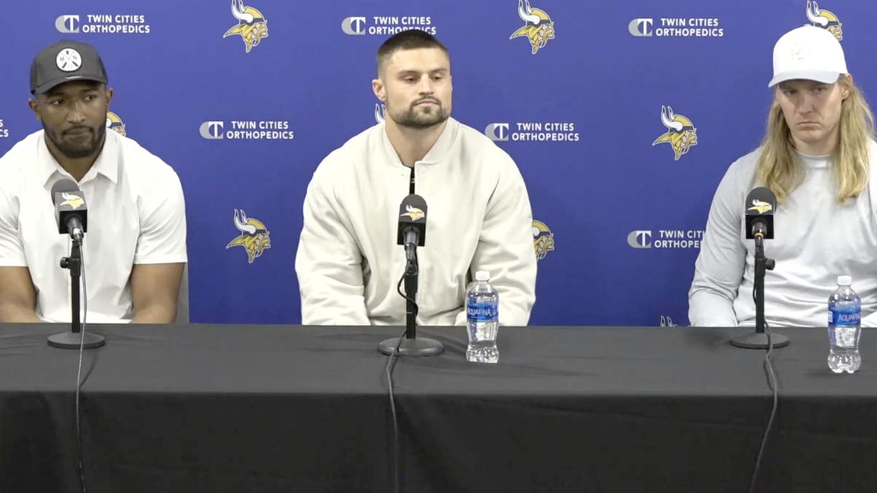 Blake Cashman, Jonathan Greenard and Andrew Van Ginkel Address The ...