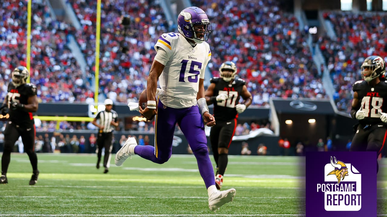Vikings Postgame Report: The Vikings Defeat The Falcons 31-28, QB ...