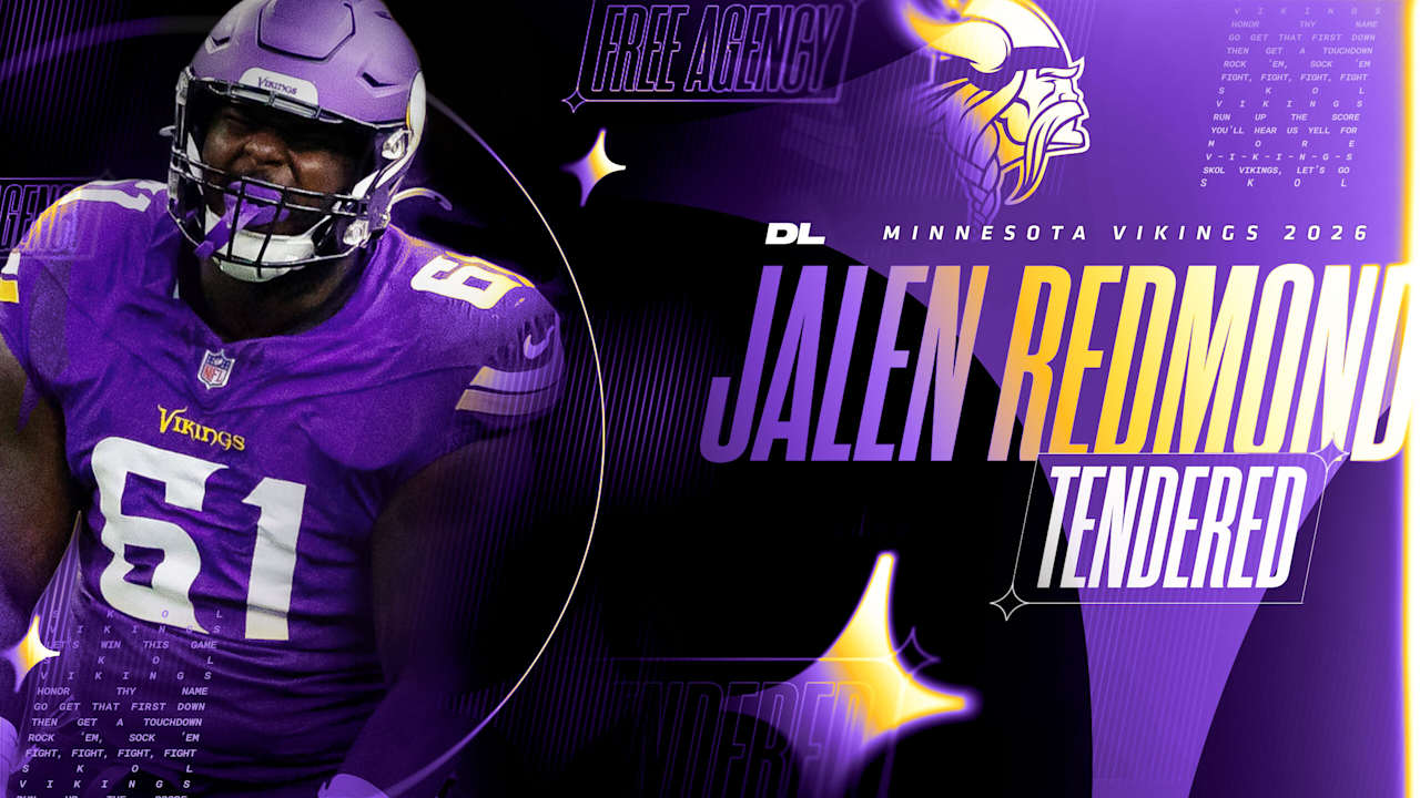 Vikings Tender Jalen Redmond’s Contract for 2026