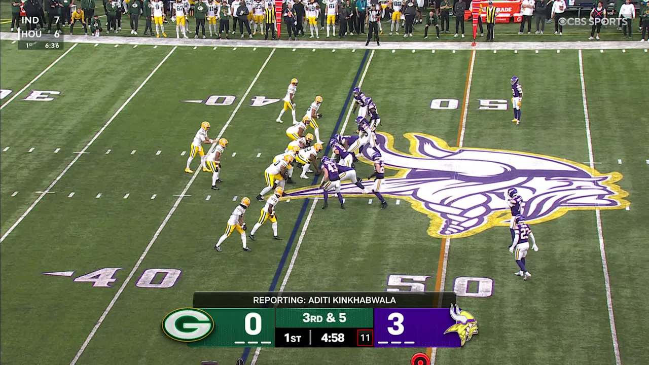 Dallas Turner's Strip-Sack Of Clayton Tune Is Recovered By Packers