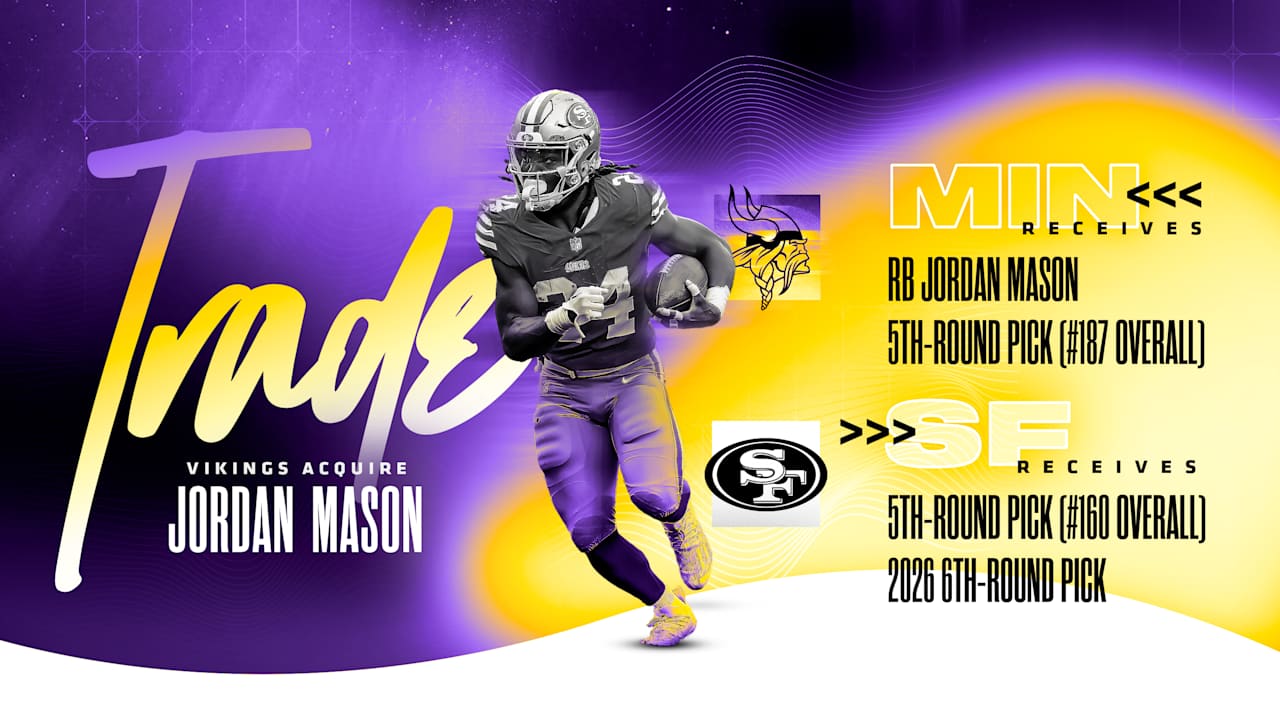 Vikings Trade with 49ers to Acquire Jordan Mason