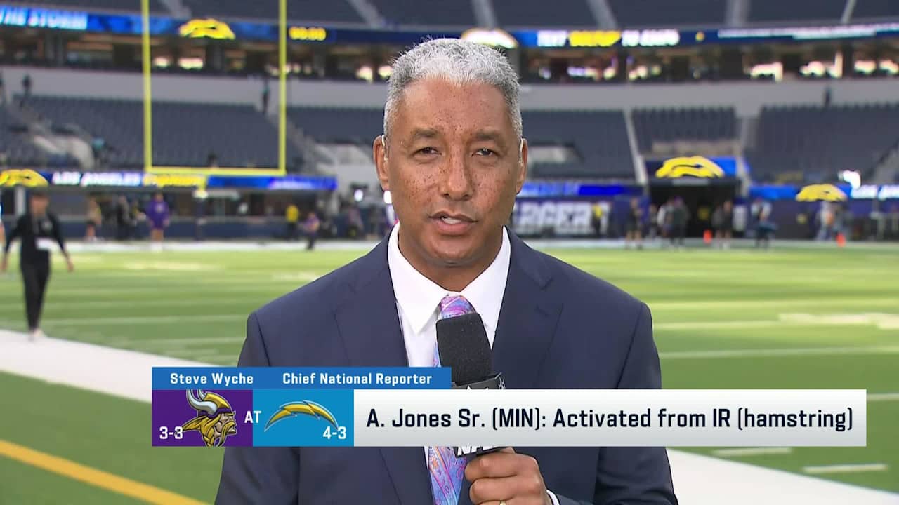 Steve Wyche Reports on Aaron Jones' Return To Vikings' Lineup