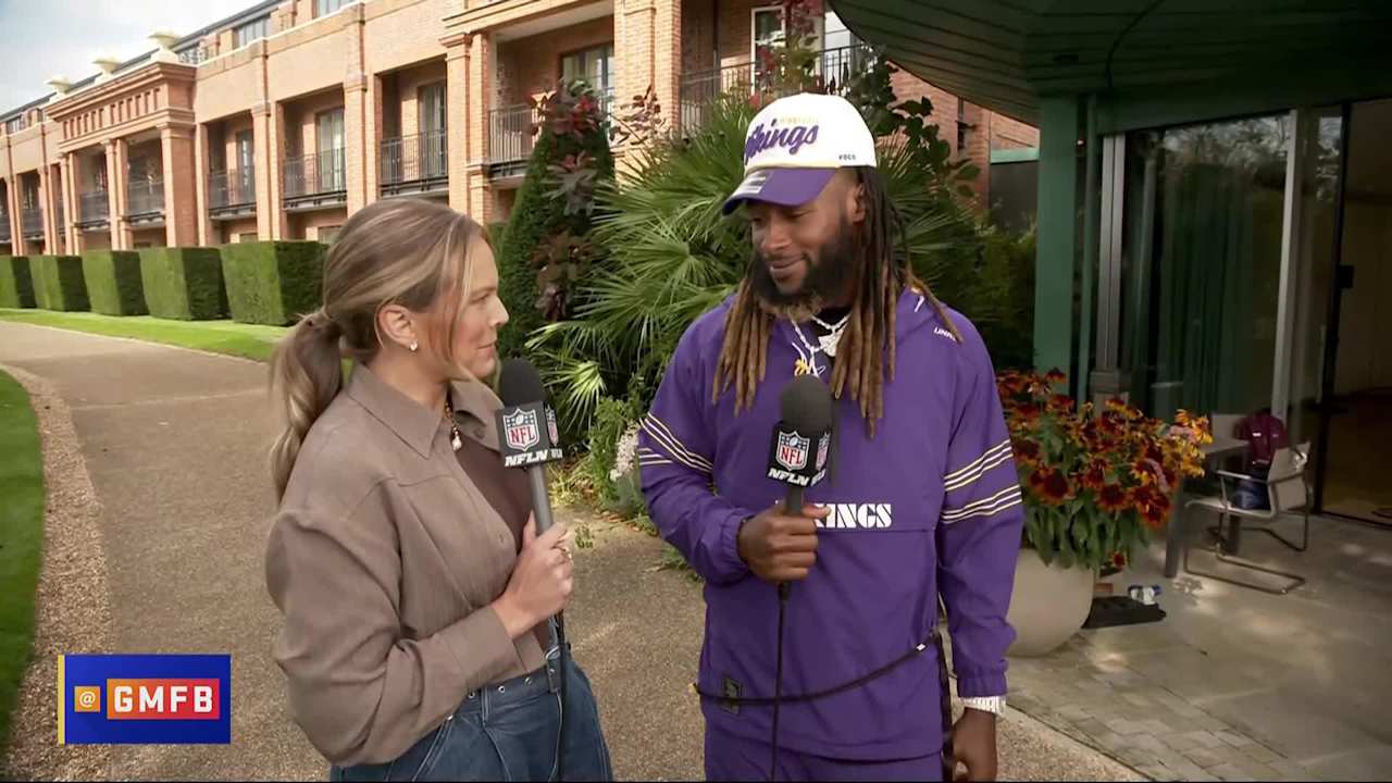 GMFB: Aaron Jones Joins To Preview Vikings-Jets