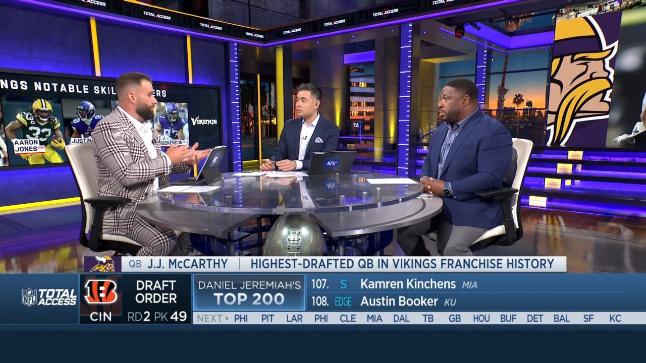 Daniel: McCarthy Entering 'The Best Situation' of Any QB In 2024 Draft