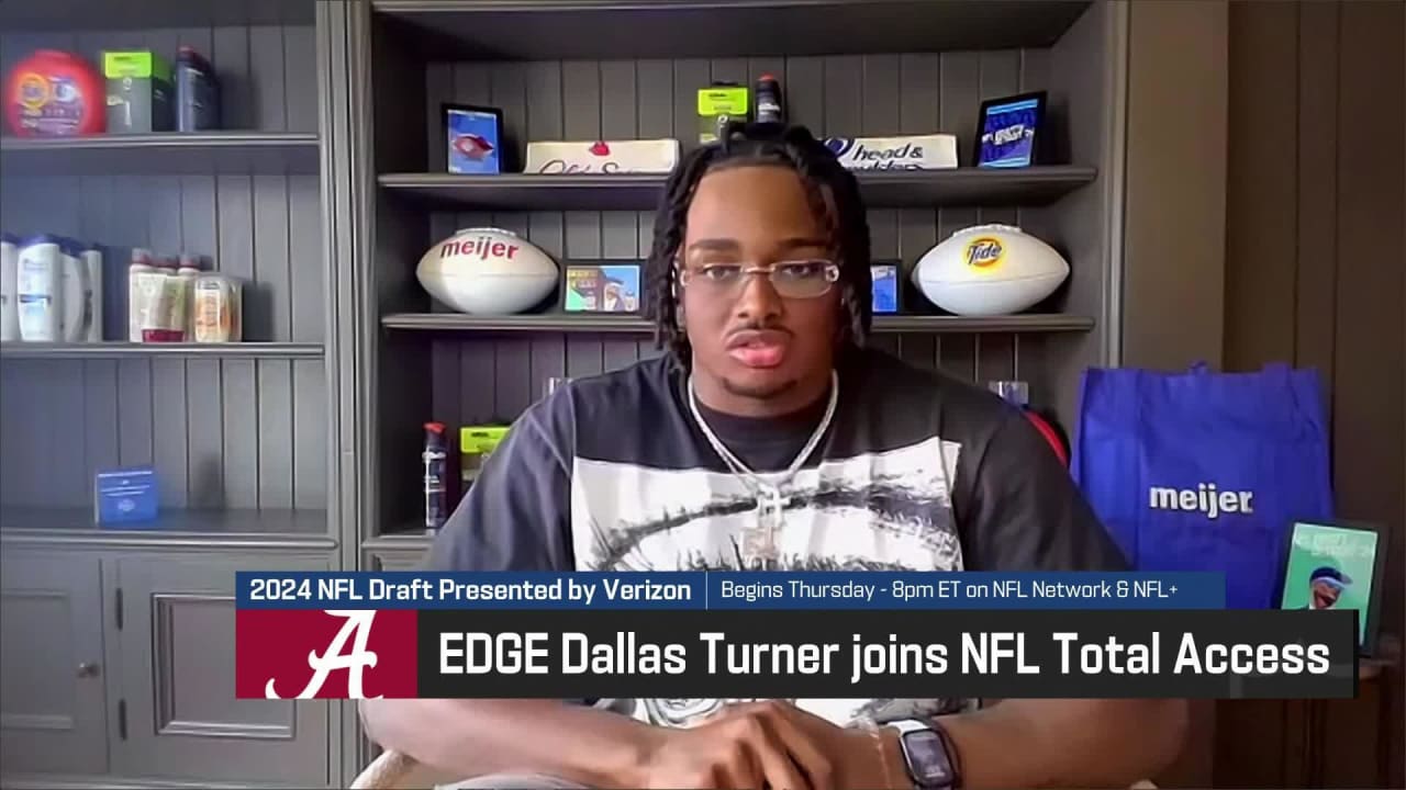 Dallas Turner Joins 'NFL Total Access' Prior To 2024 NFL Draft