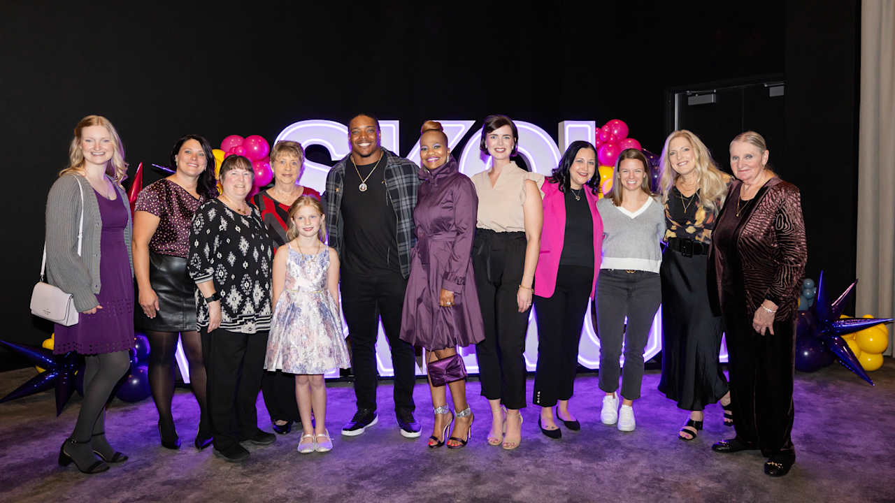 C.J. & Stephanie Ham Host 'Pamper Her Purple' Event To Honor Cancer ...